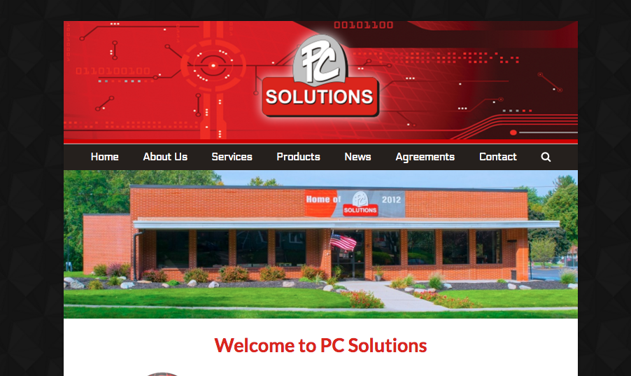 PC Solutions Website | JTV Studios