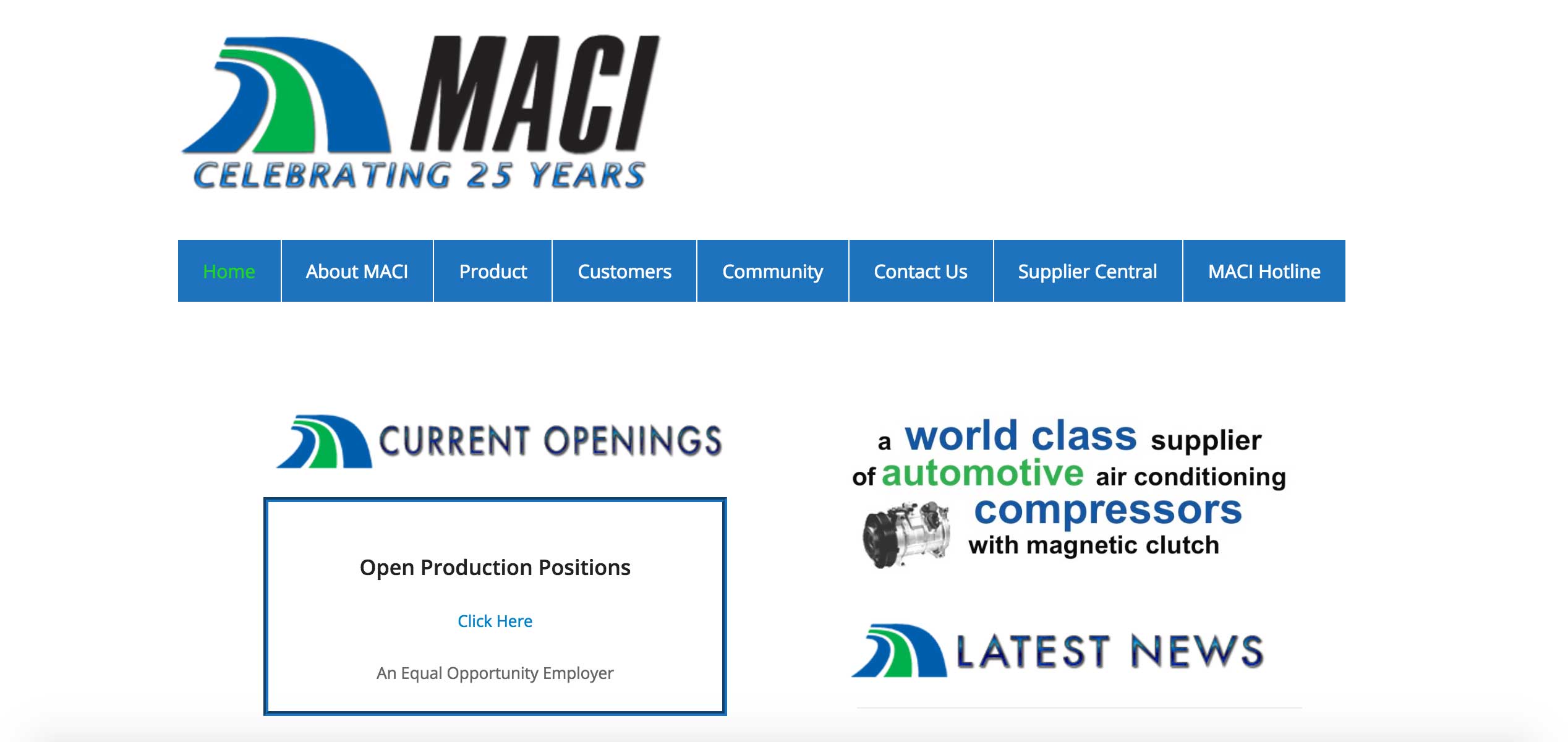 MACI Website - JTV Studios