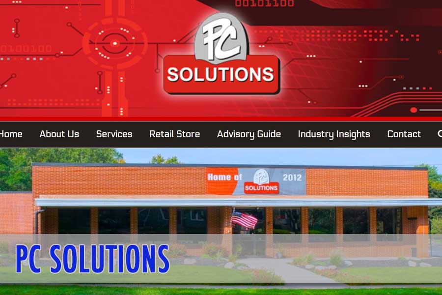 PC Solutions Website - JTV Studios